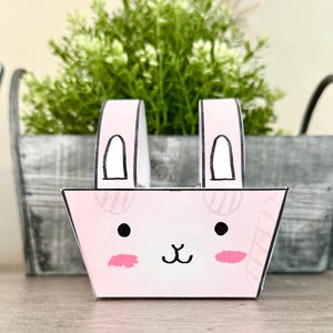 Build an Easter Basket & Eggs Craft Printable Coloring Page - Fun ...