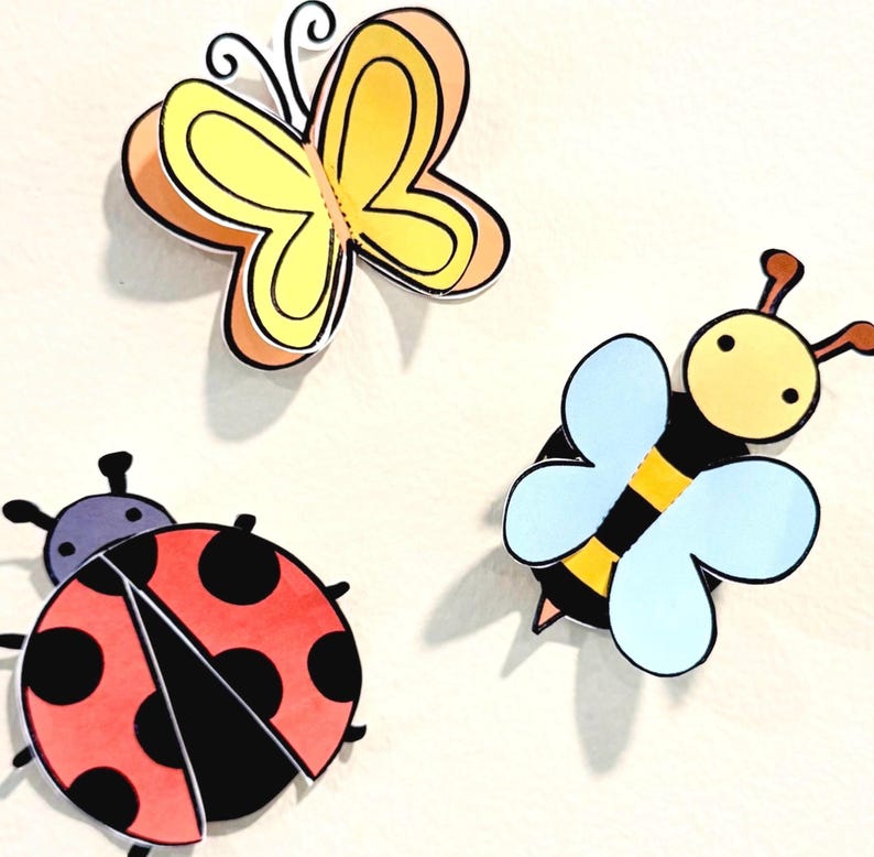 Build a Bug Craft Printable | Coloring Activity Sheet for Butterfly ...