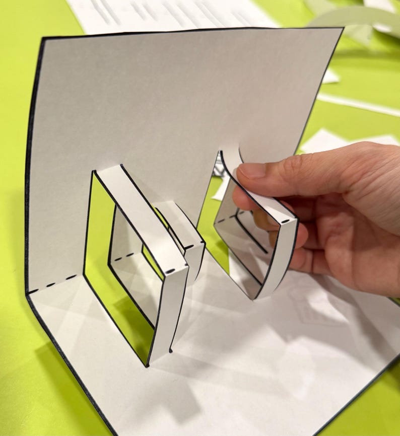 DIY Pop-up Birthday Card Coloring Pages – Printable Paper Craft ...