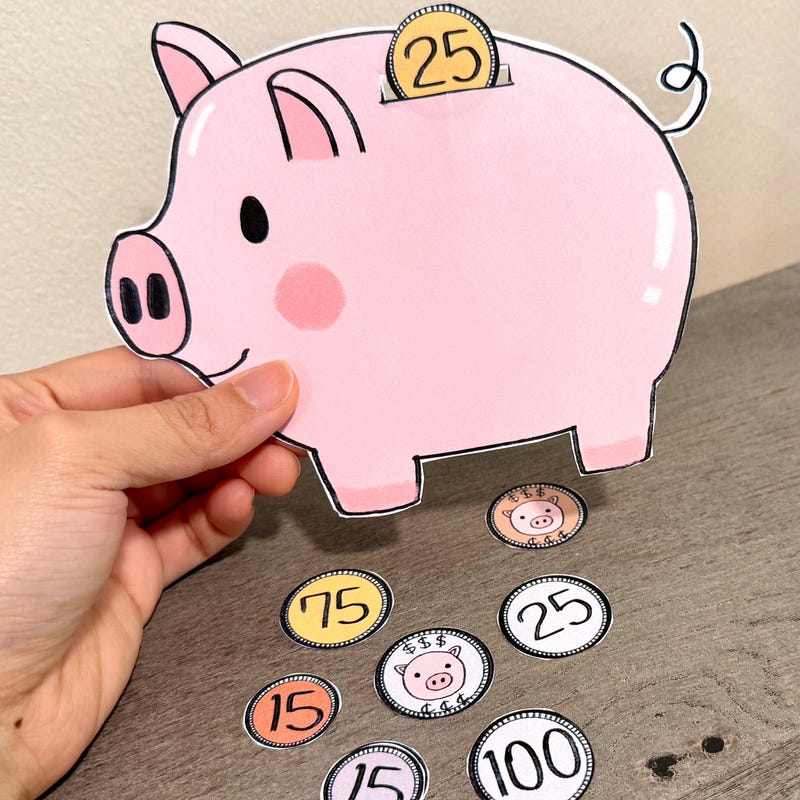 Piggy Banks Coins - Etsy