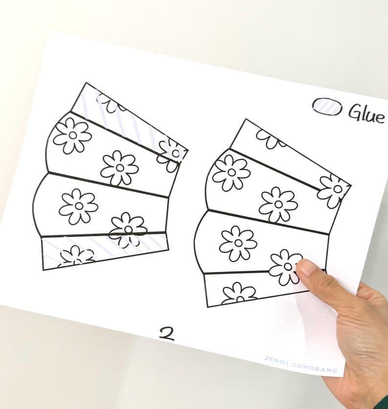 3D Flower Pot Printable Craft & Coloring - Fun Spring Activities (pre ...