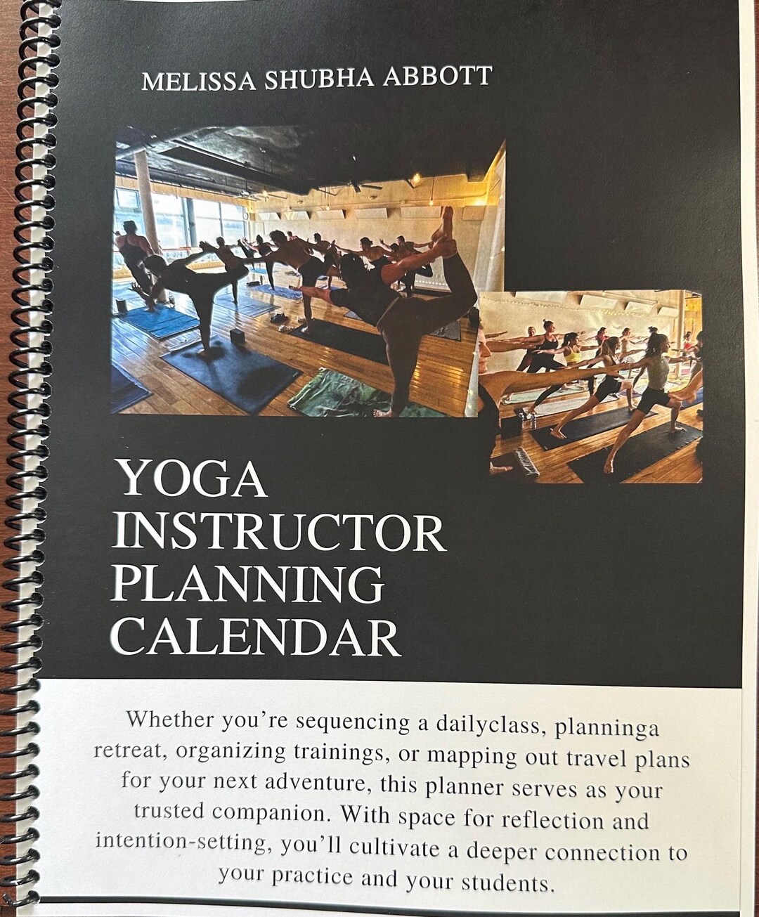Large Yoga Instructor Planning Calendar - Etsy
