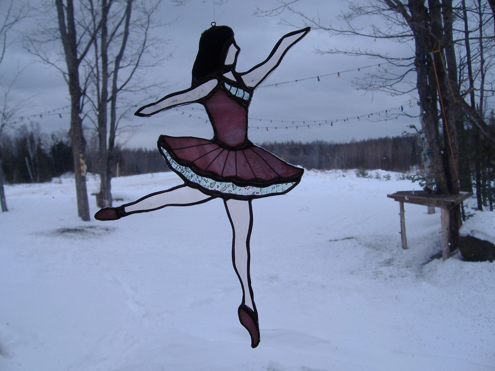Dancer Stained Glass Suncatcher - Etsy