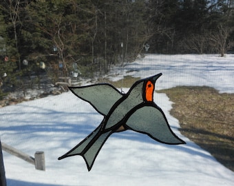 Barn Swallow Stained Glass - Etsy