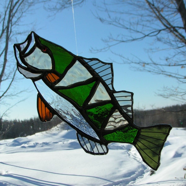Bass Stained Glass - Etsy