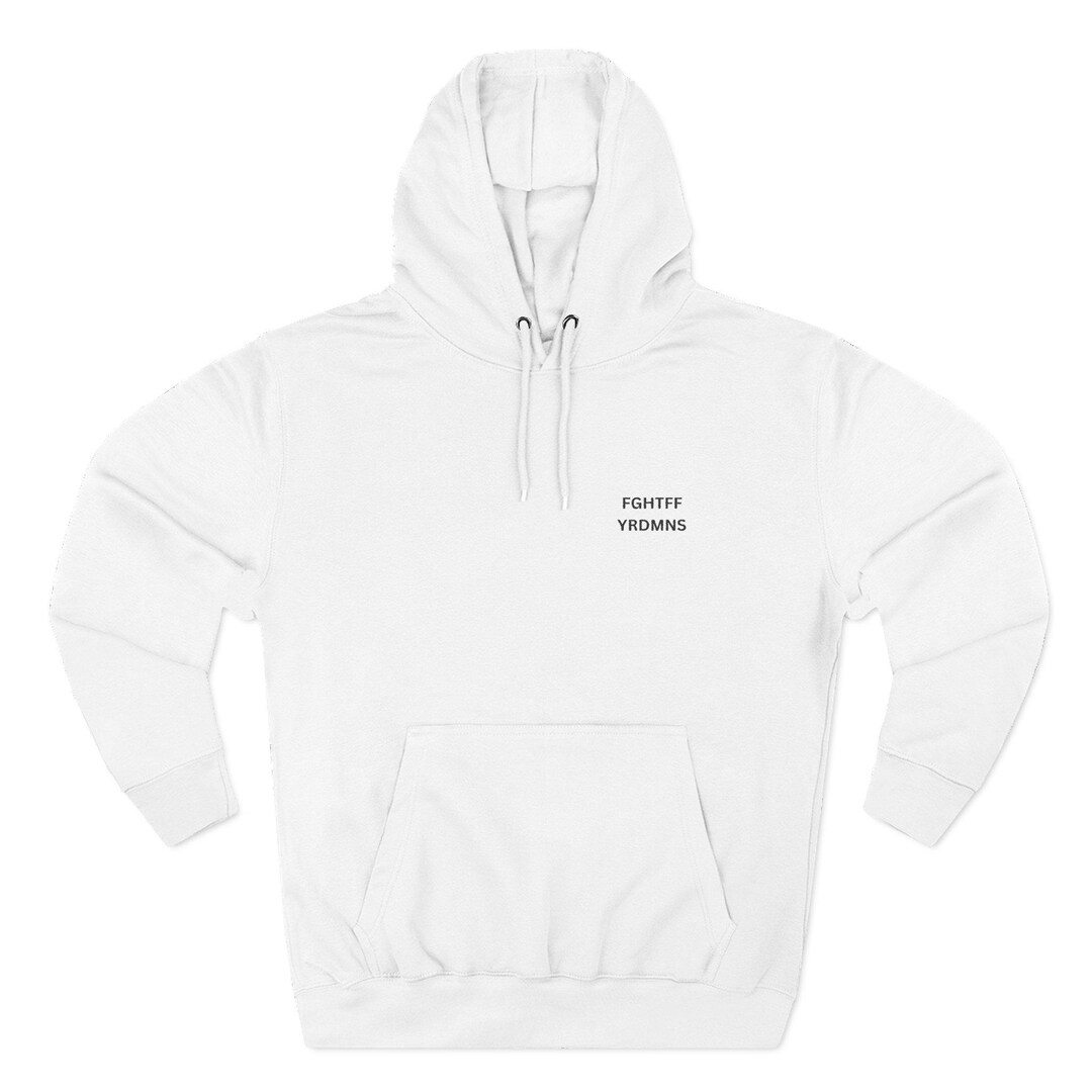 Brand New Band - Embroidered Three-panel Fleece Hoodie, Fight off Your ...