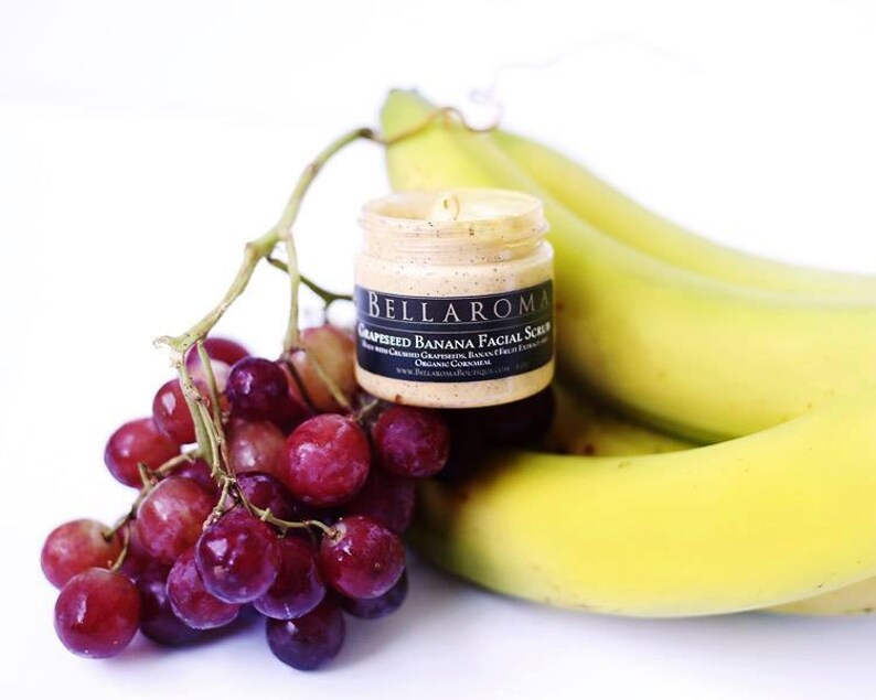 Grapeseed Banana FACIAL SCRUB As seen at the 63rd Primetime | Etsy