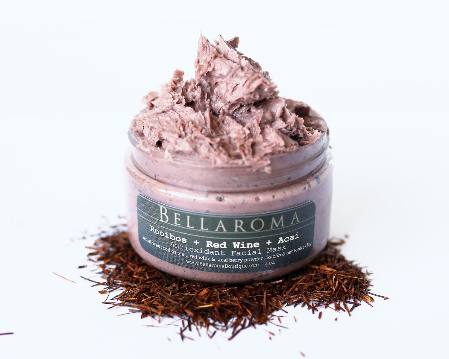 Rooibos Red Wine Acai FACIAL MASK - Etsy