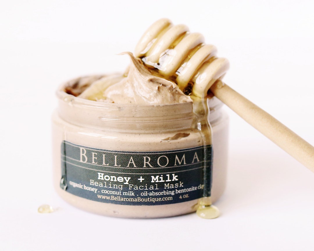 Honey + Milk Healing FACIAL MASK - Etsy