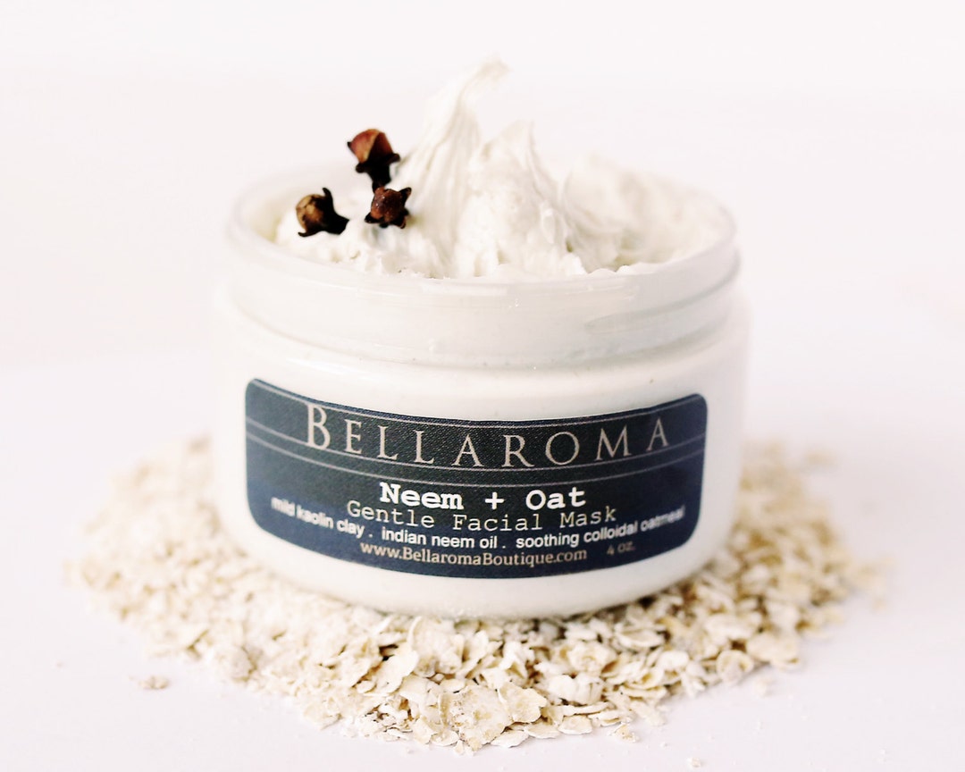 Neem + Oat Gentle FACIAL MASK - Etsy