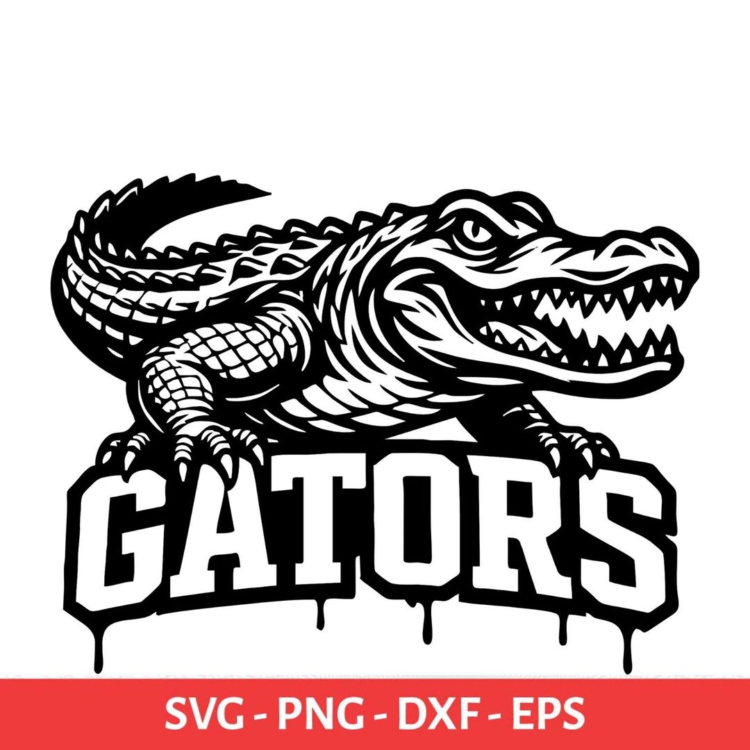 Gators Sports Team Logo SVG, PNG, Dxf, Ai File | Baseball, Basketball ...