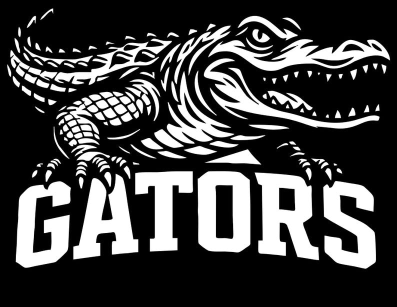 Gators Sports Team Logo SVG, PNG, Dxf, Ai File | Baseball, Basketball ...