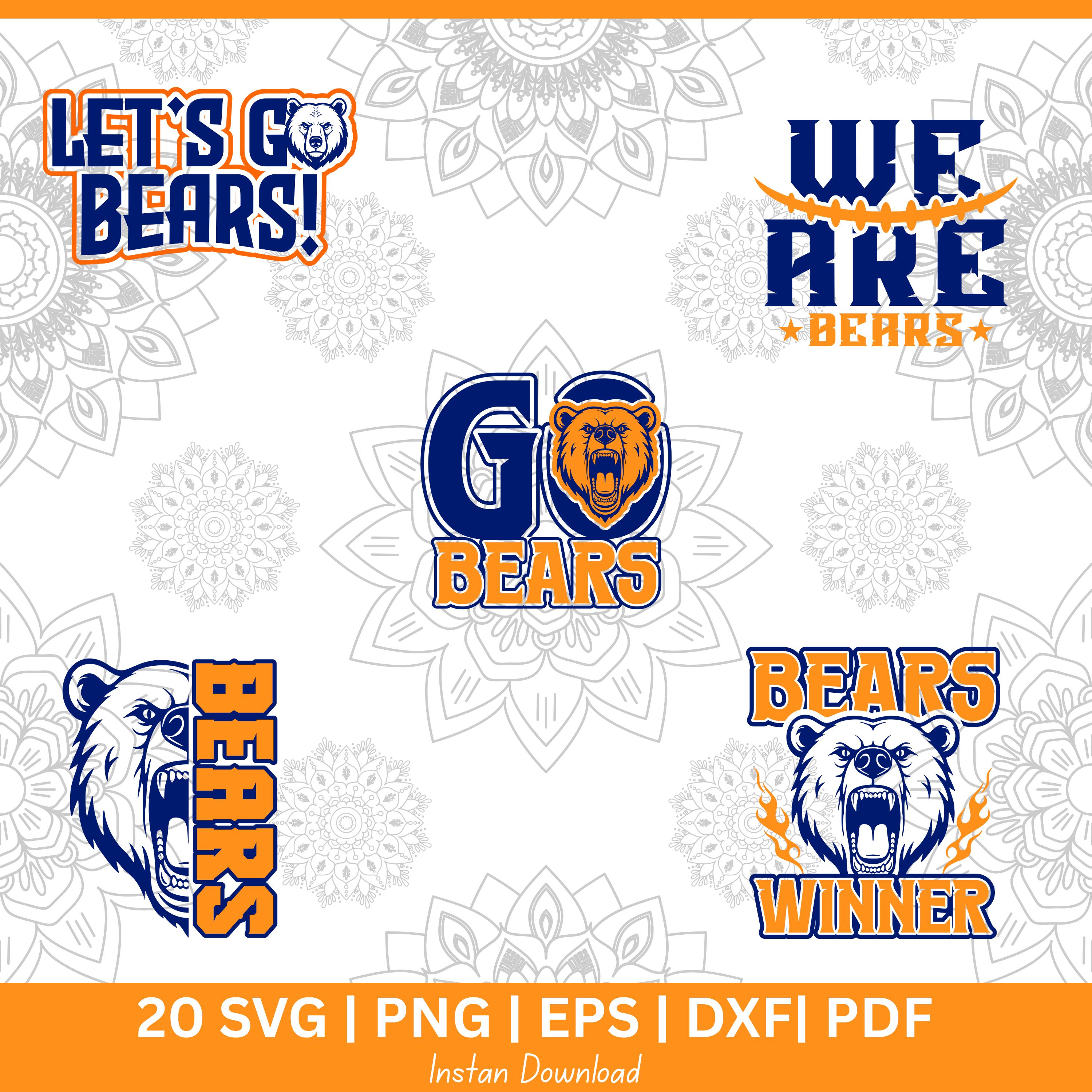 Bears SVG, 20 Bears SVG Bundle, Bears Cutfile, Bears Svg Cricut, Bears ...