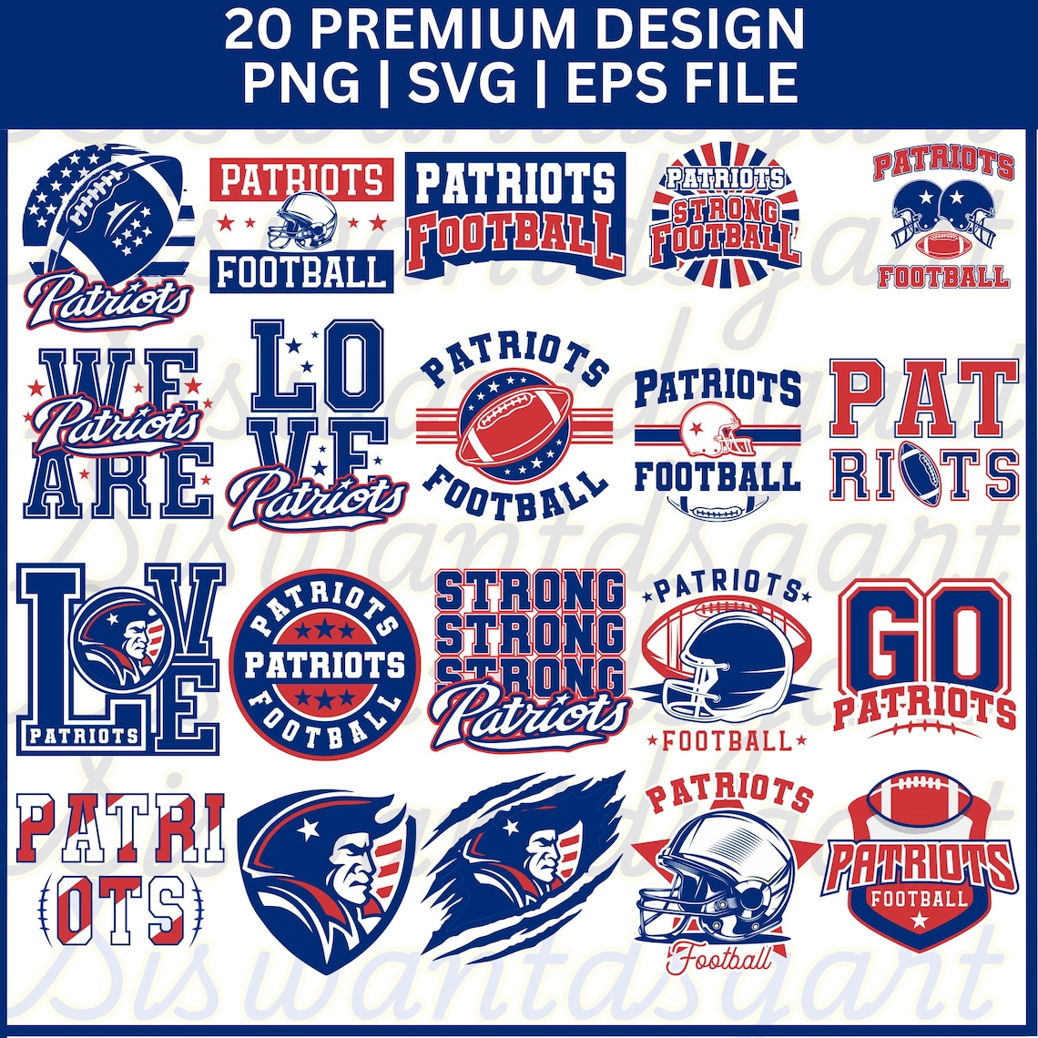 Patriots SVG PNG 20 Bundle, Cutfile Cricut, Patriots School Mascot ...