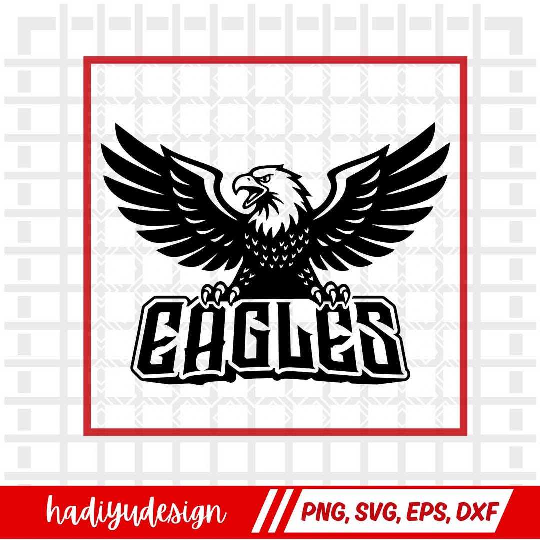 Eagles Team Logo SVG, PNG, DXF, Vector Cut Files (digital Download) - Etsy