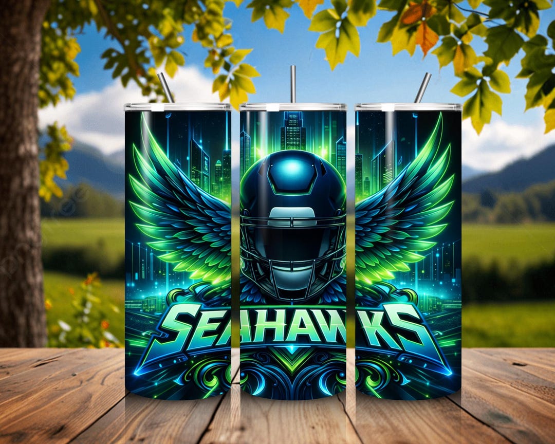 Seahawks Tumbler Wrap PNG, Football Sport Sublimation (digital File) - Etsy