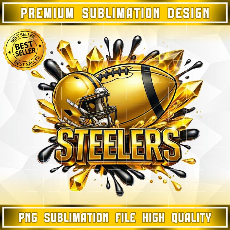 Steelers PNG, Football Club Game Day Clipart Sublimation - Design ...
