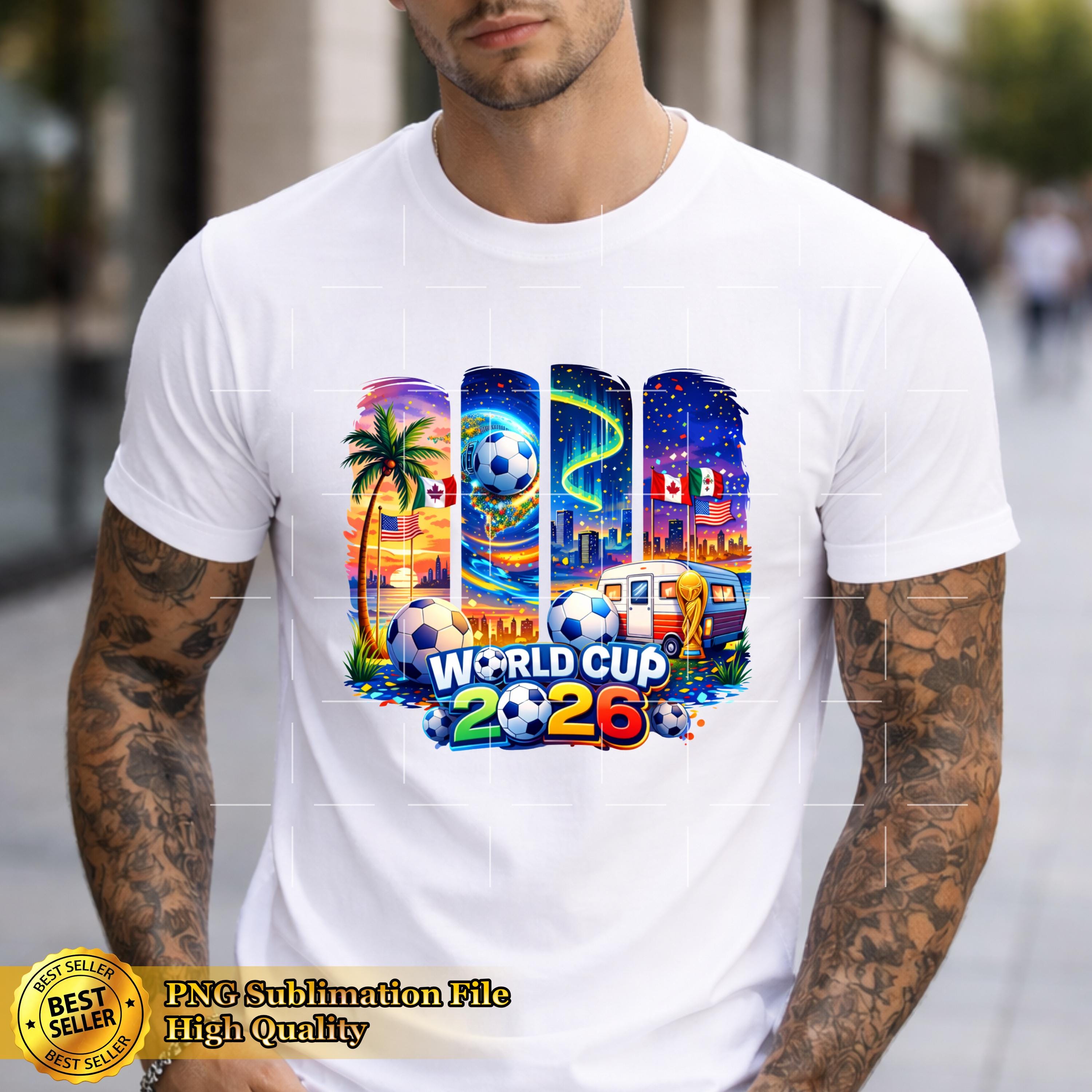 World Cup 2026 PNG, USA, Canada, Mexico, Sublimation Design (digital ...