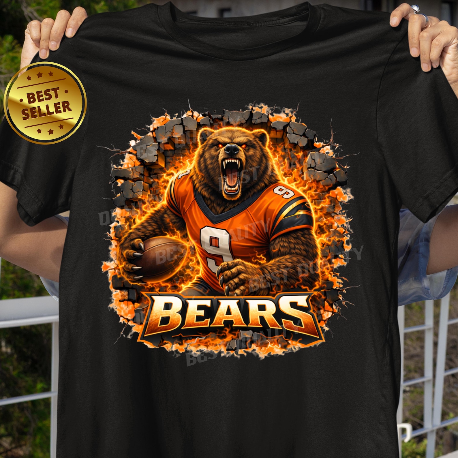 Chicago Football Bears PNG, Grizzly Mascot, Sublimation Printing ...