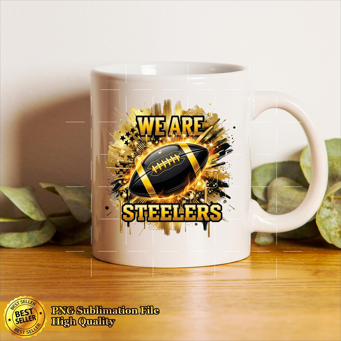 Steelers Football PNG Clipart, Game Day Sublimation Designs (digital ...