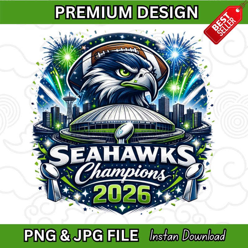 Seattle Seahawks Clipart - Etsy