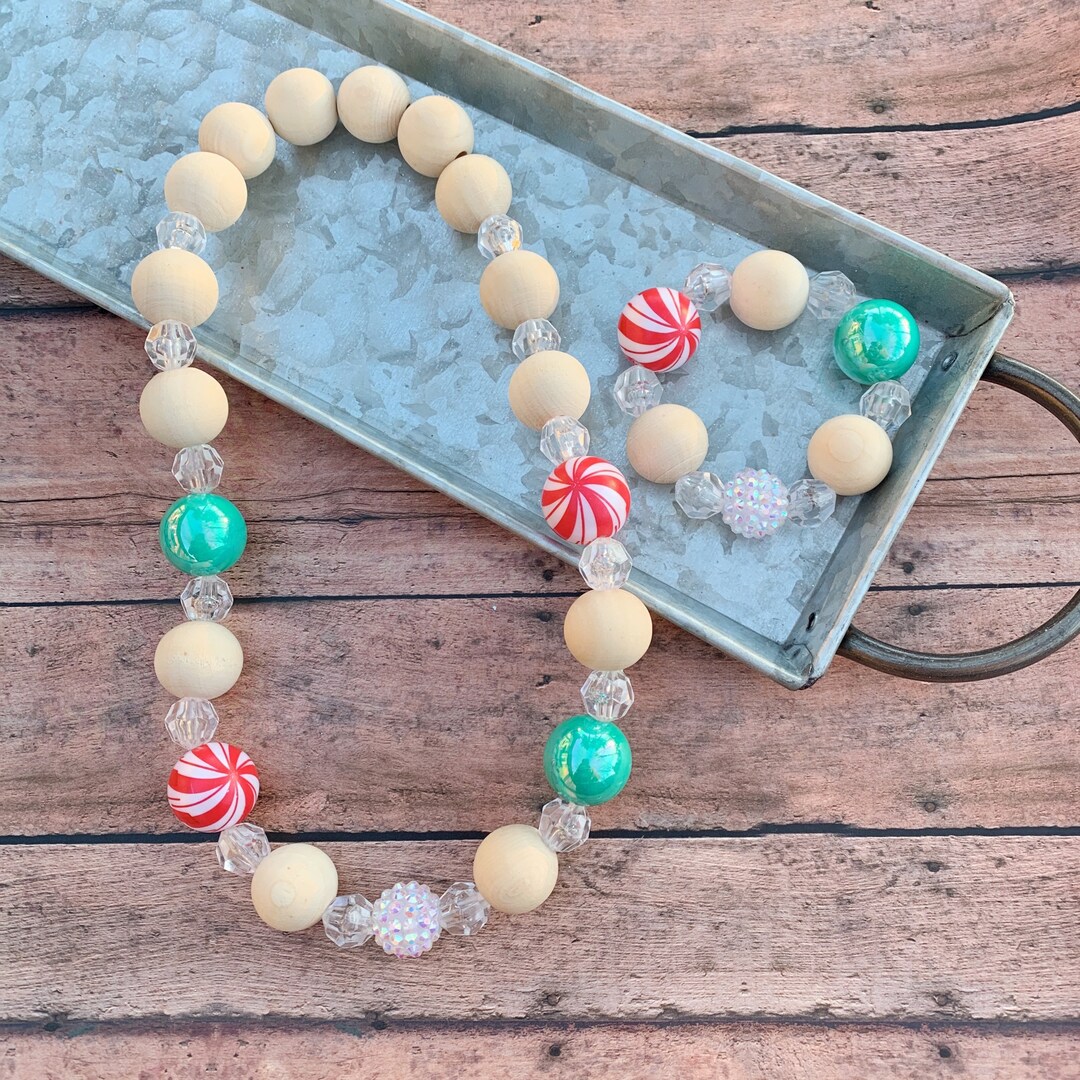 Necklace and Bracelet Set: Play Jewelry for Kids/toddlers - Etsy UK