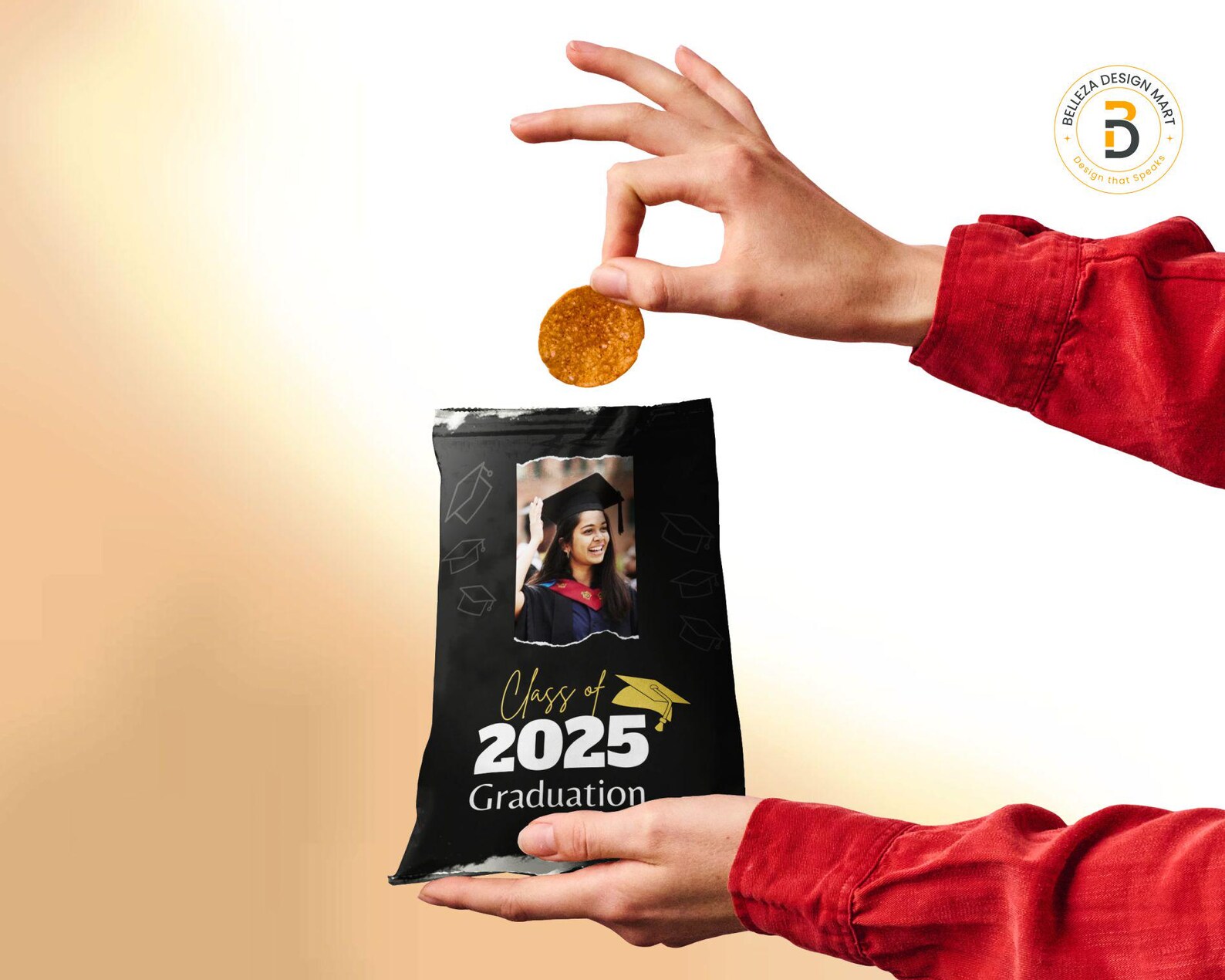 Graduation Chip Bag Canva Template, Graduation Party Favor, Class of ...