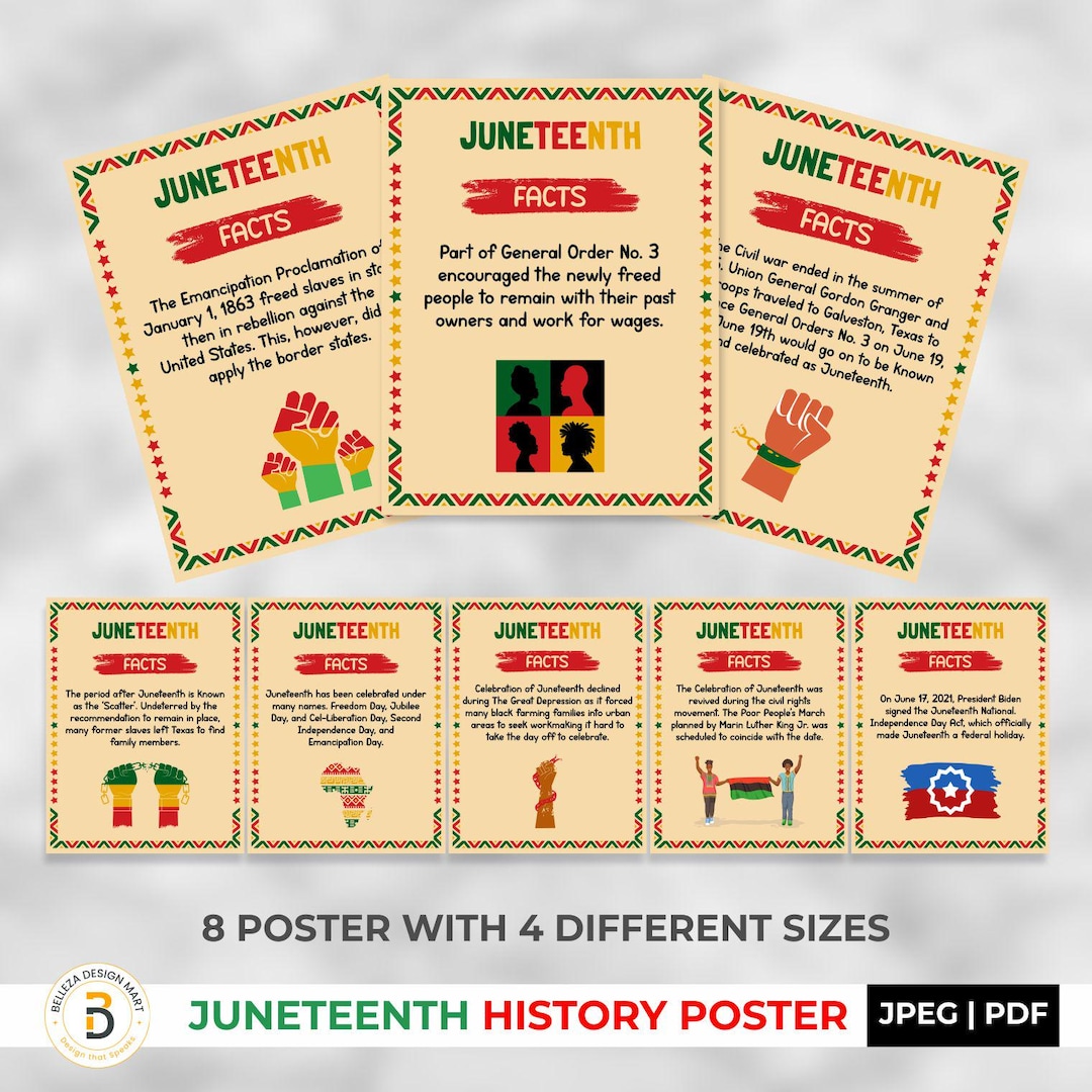 Juneteenth History Posters, Juneteenth Bulletin Board, Freedom Poster ...