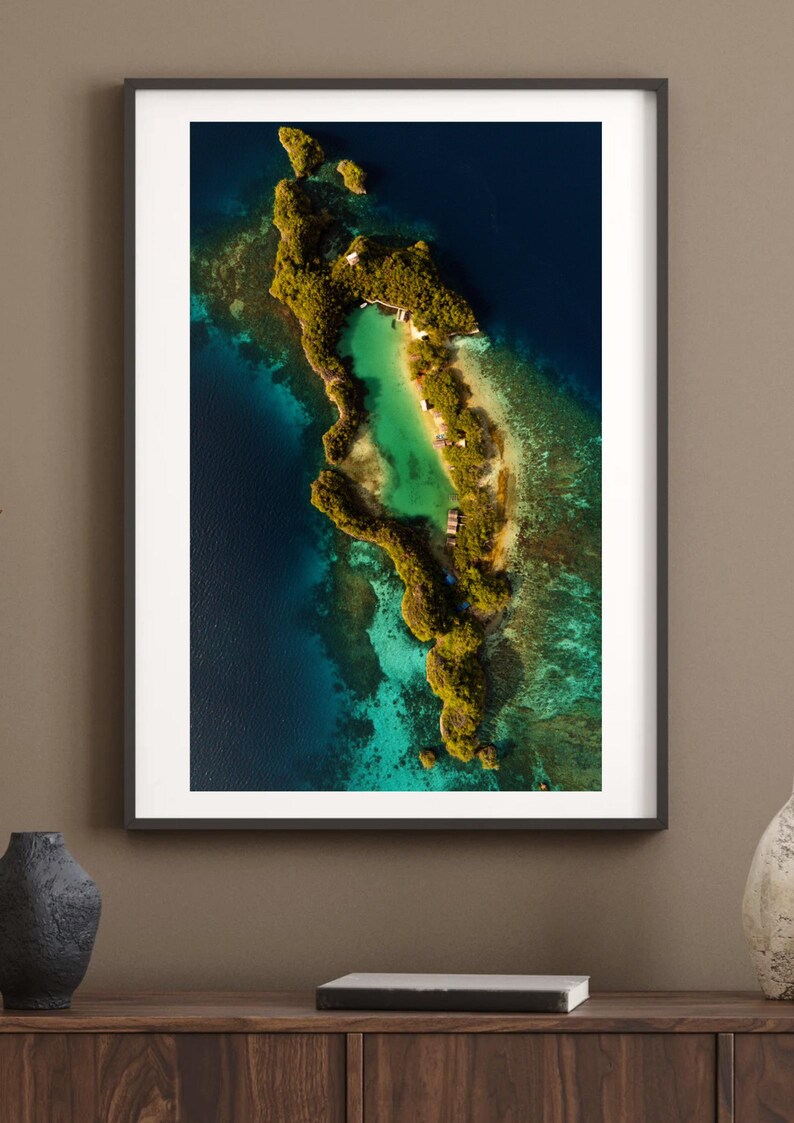 Raja Ampat Rufas Island Poster Download – Tropical Beach Wall Art ...