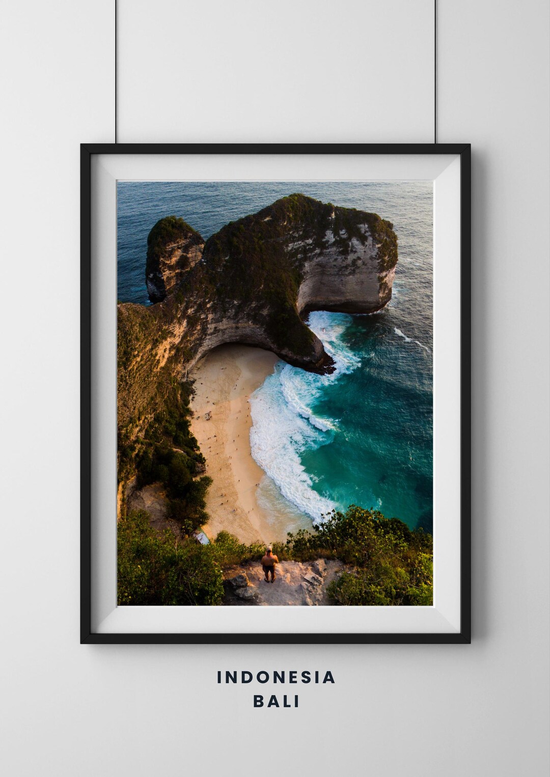 Bali Poster Kelingking Beach – Nusa Penida Indonesia Wall Art, Digital ...