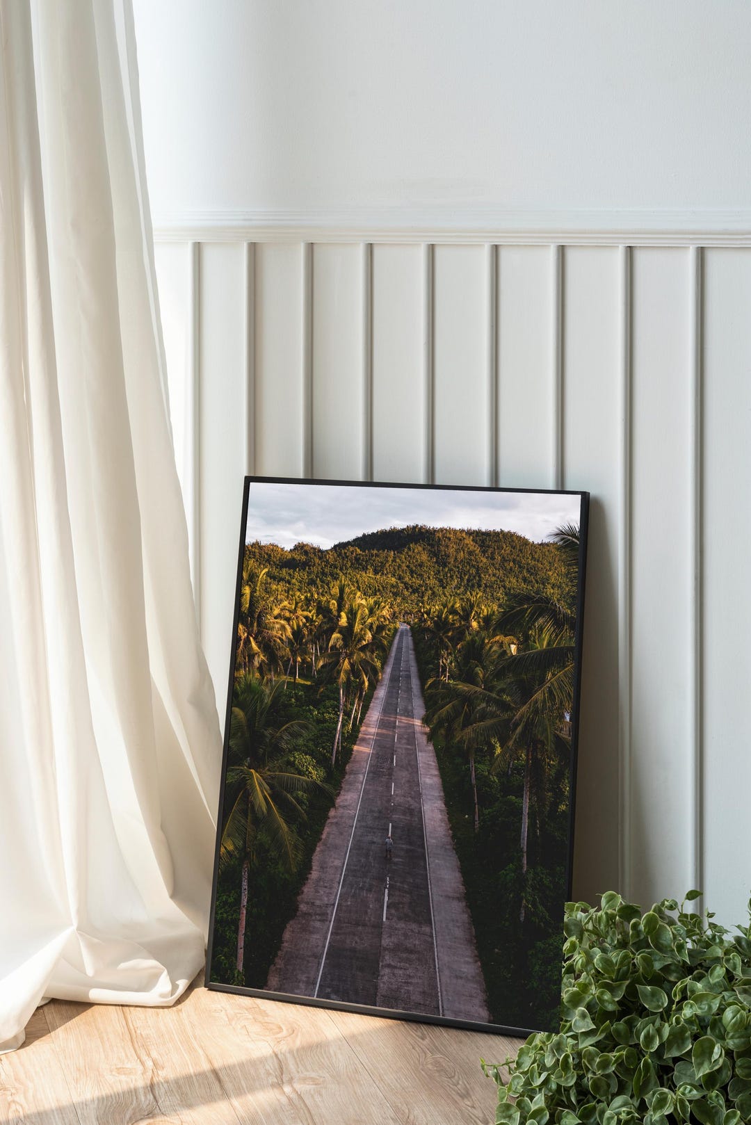 Siargao Philippines Poster – Palm Road Wall Art, Digital Download JPG ...