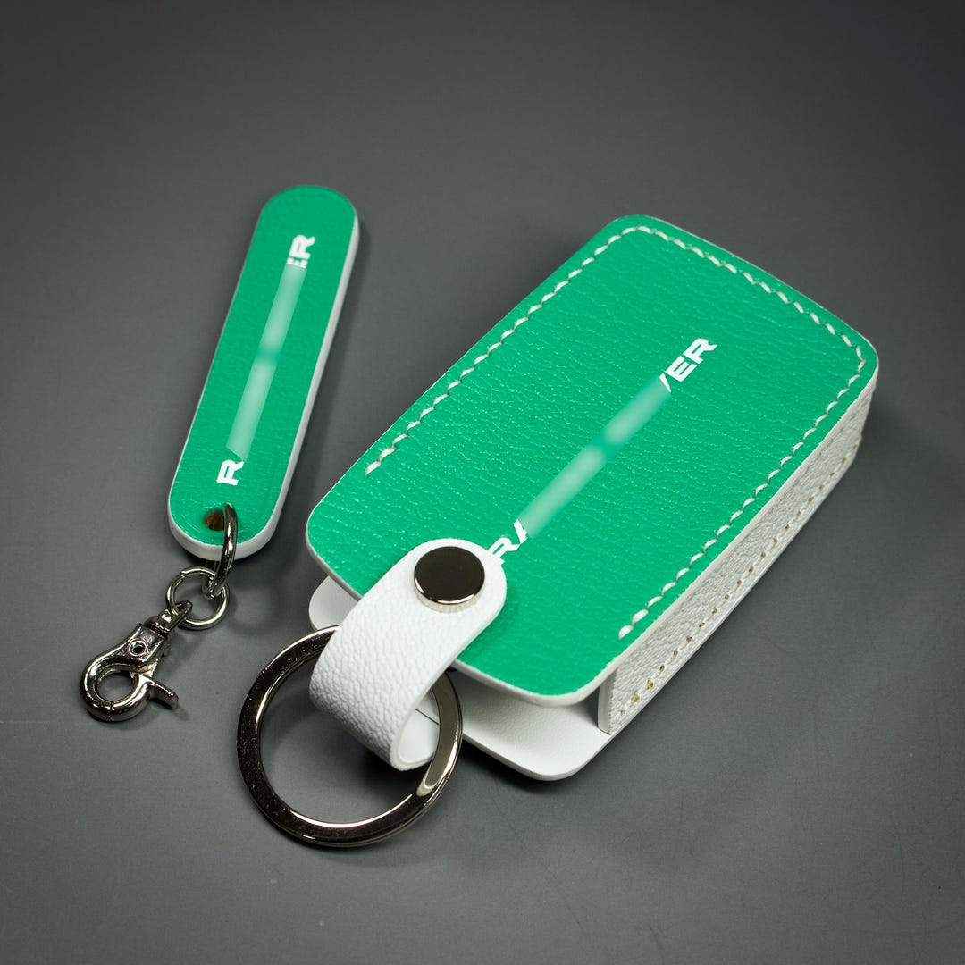 Landrover Leather Car Key Case, Leather Car Key Fob, Compatible With ...
