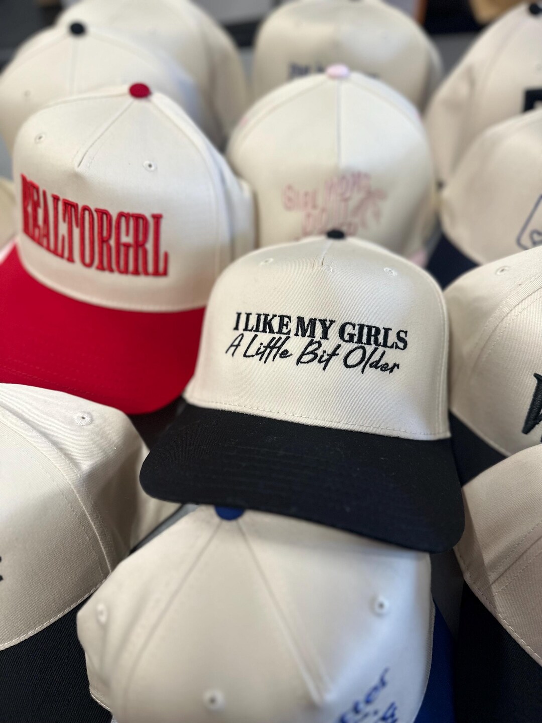 I Like My Girls Embroidered Trucker Hat • Funny Relationship Gift - Etsy