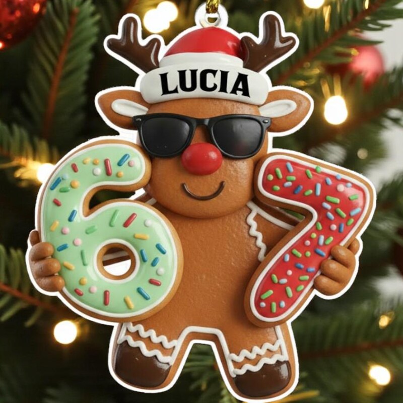 Gingerbread 67 Ornament - Etsy
