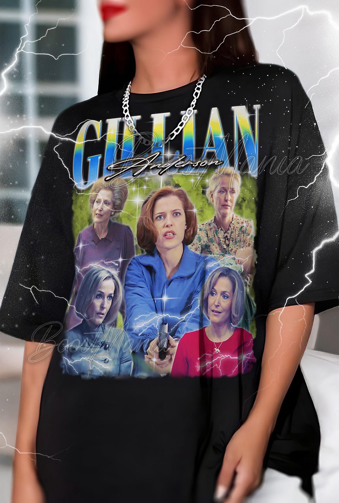 GILLIAN ANDERSON Bootleg Shirt, Gillian Anderson Retro Tees, X-files ...