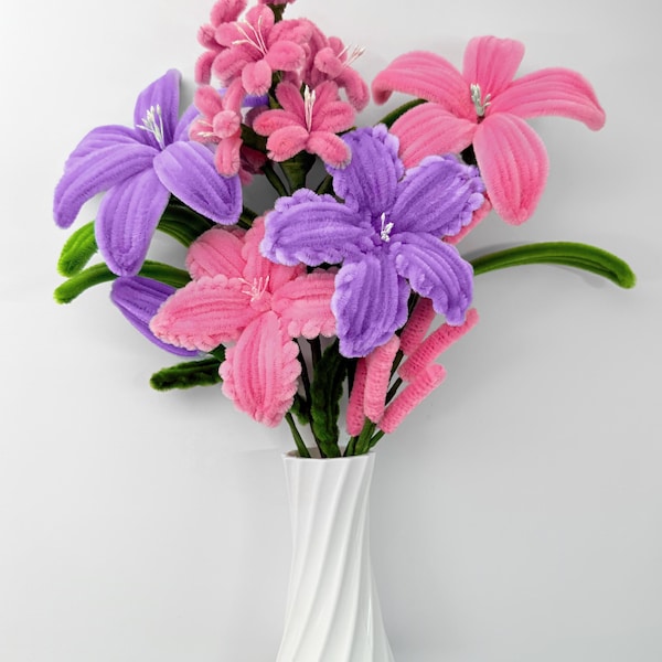Diy Pipecleaner Flowers Etsy