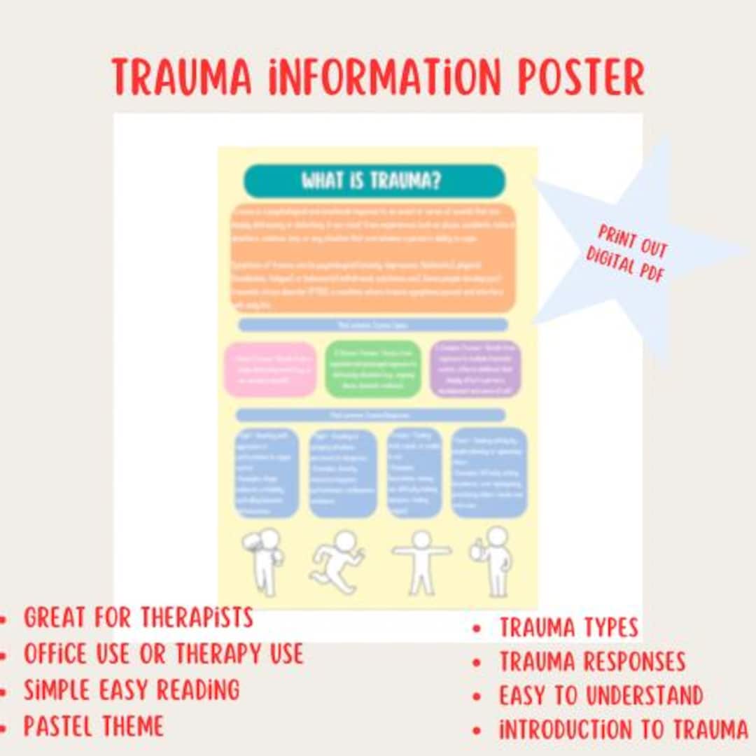 Trauma Information Poster - Etsy