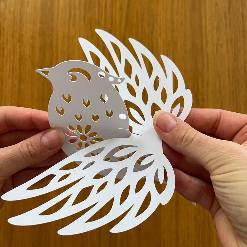 Paper Birds SVG Bundle, Birds Cut File for Cricut, DIY Paper Decor - Etsy