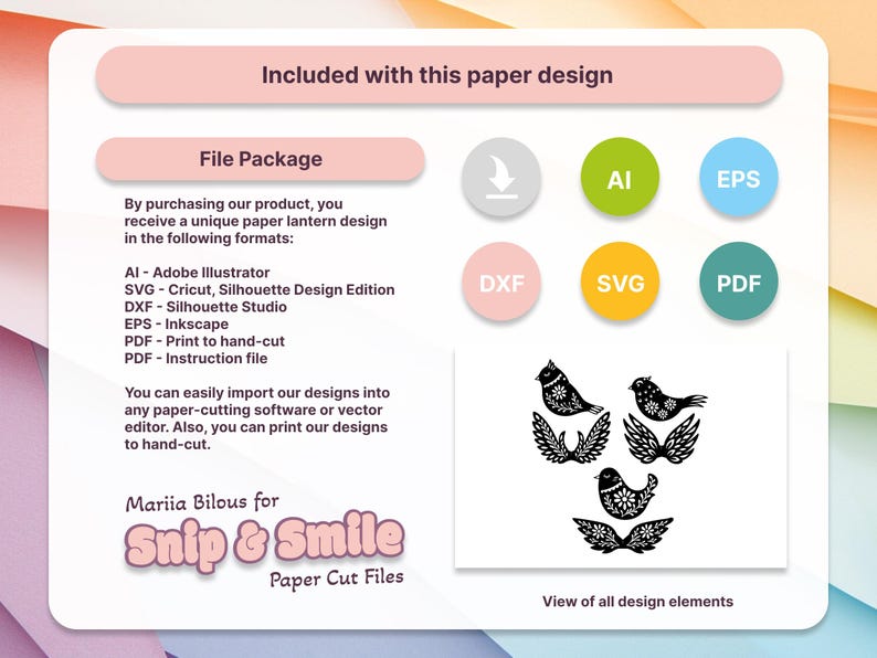 Paper Birds SVG Bundle, Birds Cut File for Cricut, DIY Paper Decor - Etsy