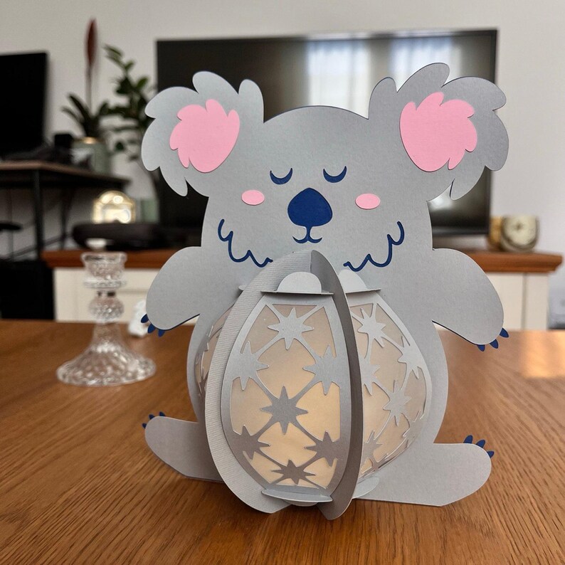 Koala Paper Lantern SVG – DIY Kit & Light Box, Cricut Project - Etsy