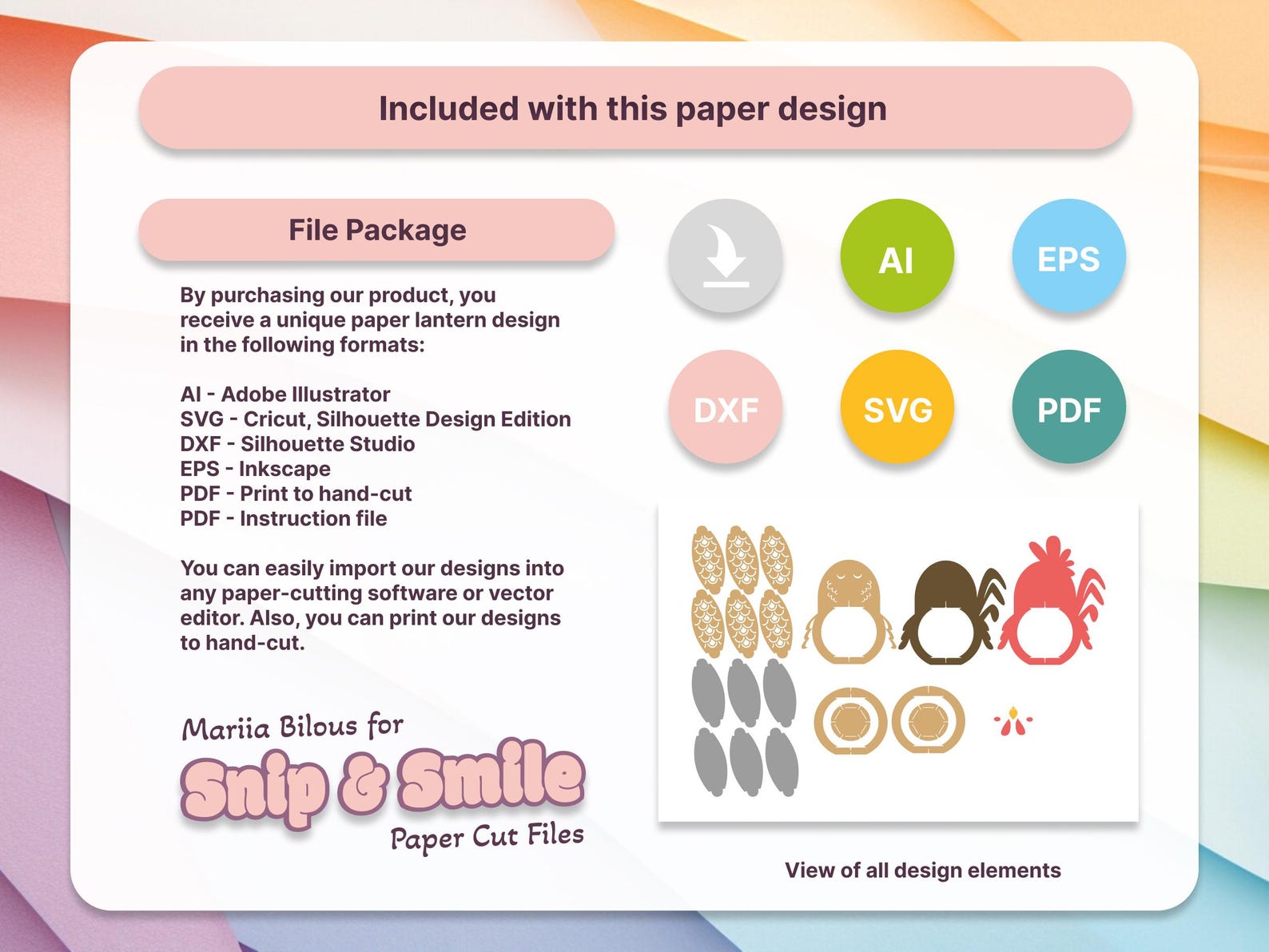 Rooster Paper Cut Lamp SVG - DIY Kit & 3D Shadow Box SVG - Etsy
