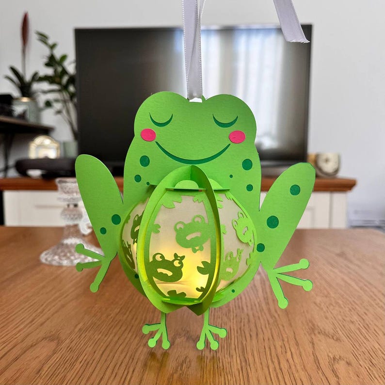Animal Lanterns SVG Bundle – Koala, Capybara, Frog, Panda, DIY Shadow ...