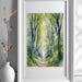 Tree Poster, Wall Art, Nature, Watercolor Painting, Woodland - Etsy