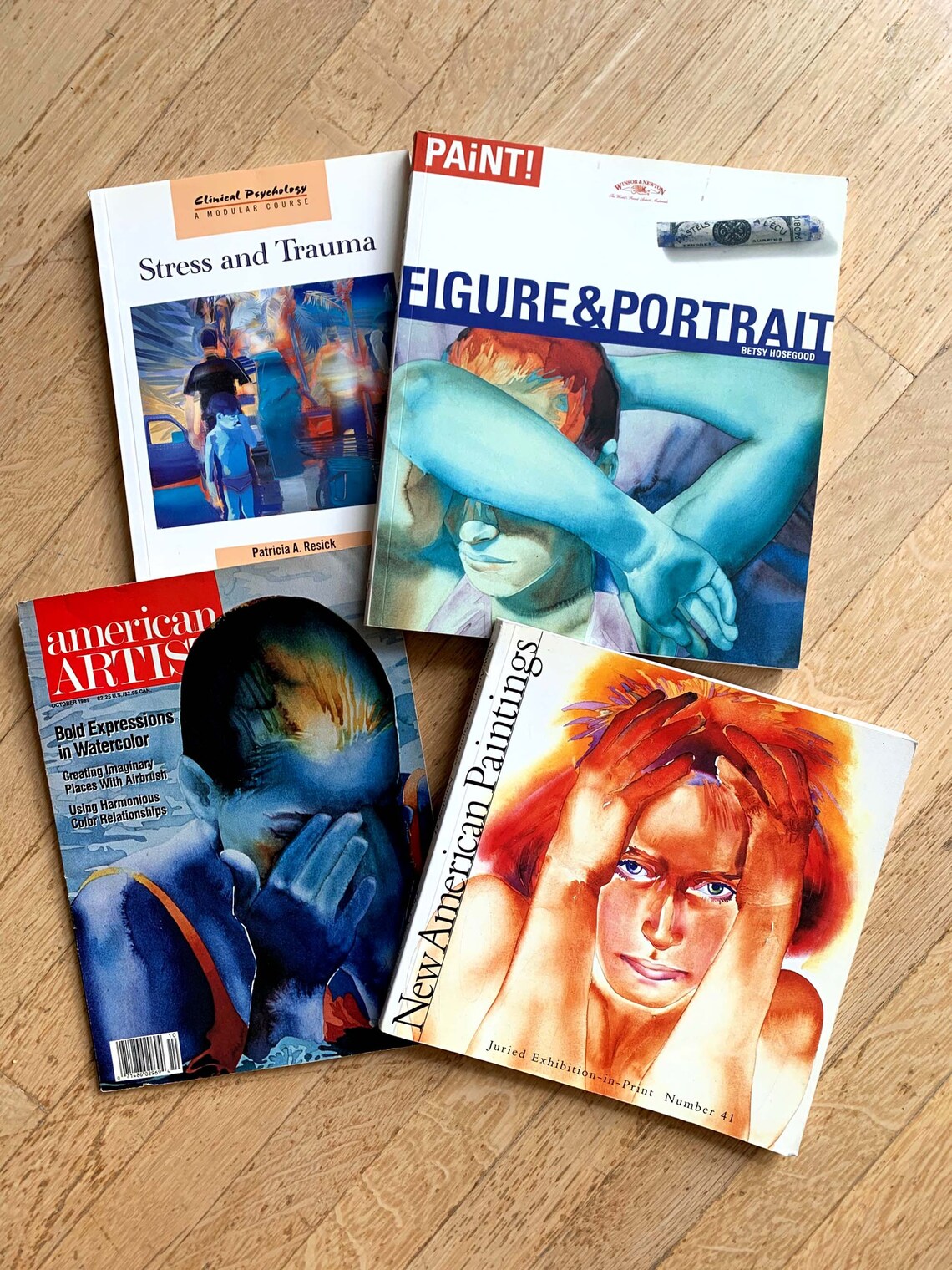 JEWEL SWIM Woman in Water Colorful Watercolor Print of Woman Underwater ...