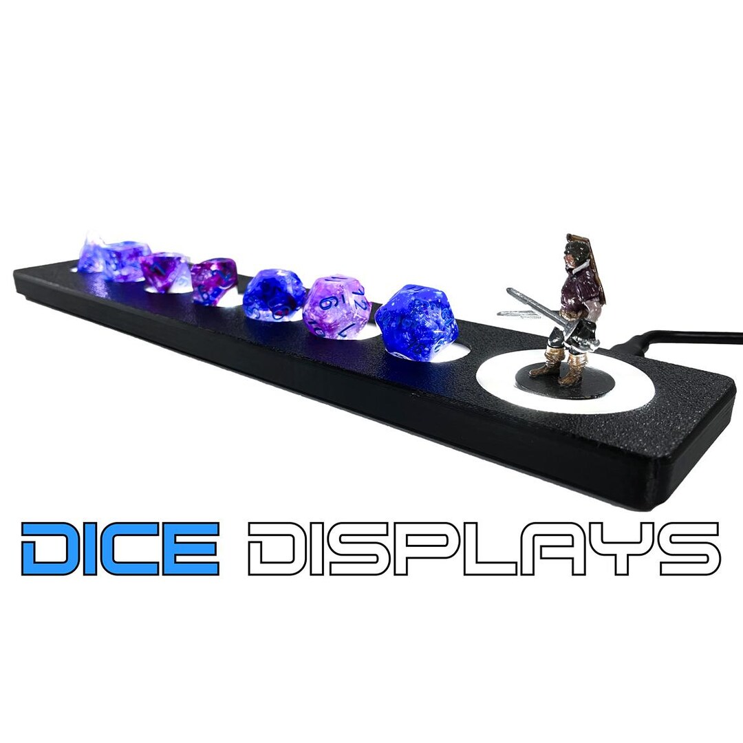 Dice Displays Dice + Mini Version- Showcase Your Dice Collection! - Etsy