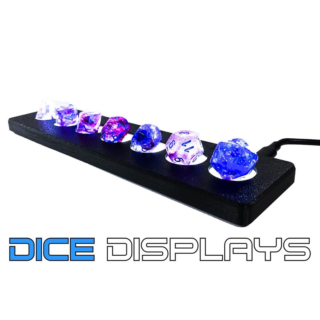Dice Displays Dice Set Version- Showcase Your Dice Collection! - Etsy