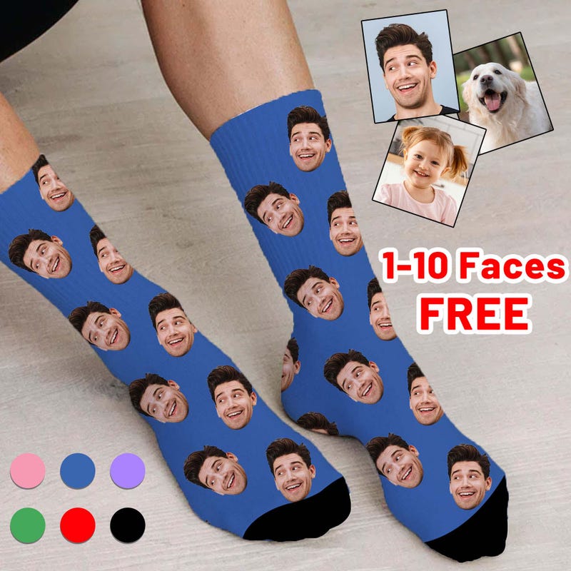 Personalized Socks - Etsy
