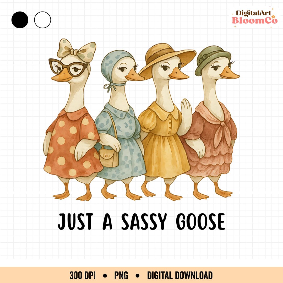 Funny Goose Png, Goose PNG, Just A Sassy Goose Png, Snarky Png, Adult ...