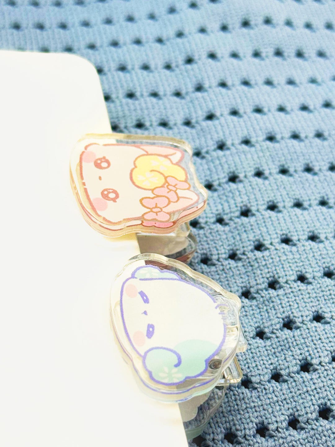 Wiwi Nini Acrylic Clip Cute Original Character Bookmark or Paper Clip ...