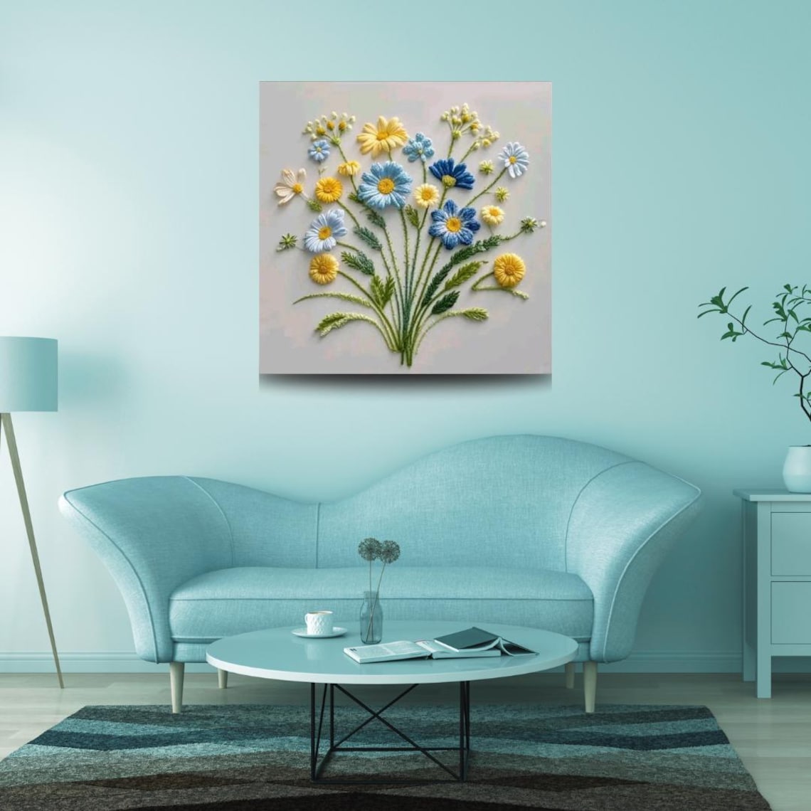 Flowers Poster Botanical Wall Art Nature Decor Floral Art Print Flower ...